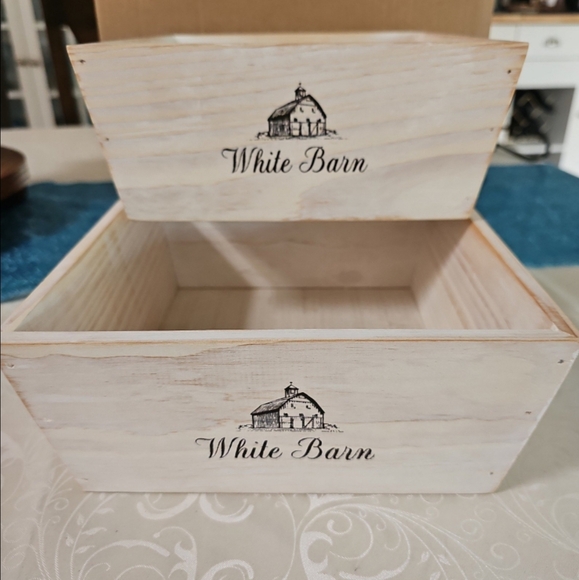 Bath & Body Works | Accents | Bbw White Barn White Washed Wood Crates ...